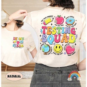 Teacher Test Day Shirt, Teacher Testing Squad Shirt, Teacher Team ...