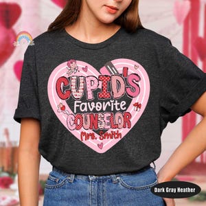 School Counselor Valentine Shirt Cupid Favorite Counselor, Custom ...