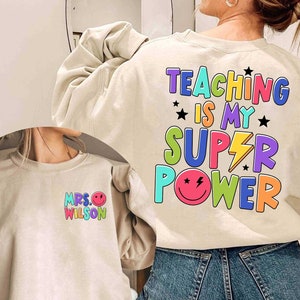 Teacher Shirt, Teaching is My Superpower Shirt, Funny Teacher Shirt ...