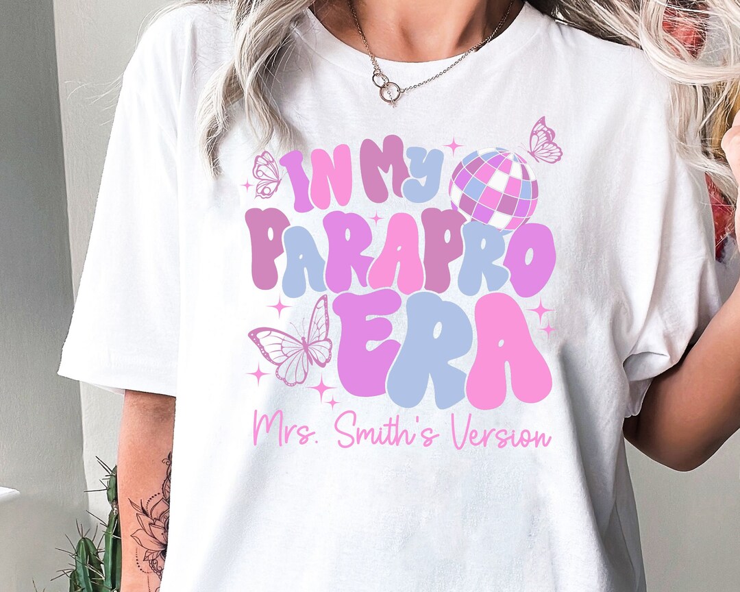 Paraprofessional Shirt in My Parapro Era Shirt Cool Para - Etsy