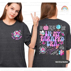 Paraprofessional Shirt, in My Parapro Era Shirt, Back to School, Para ...