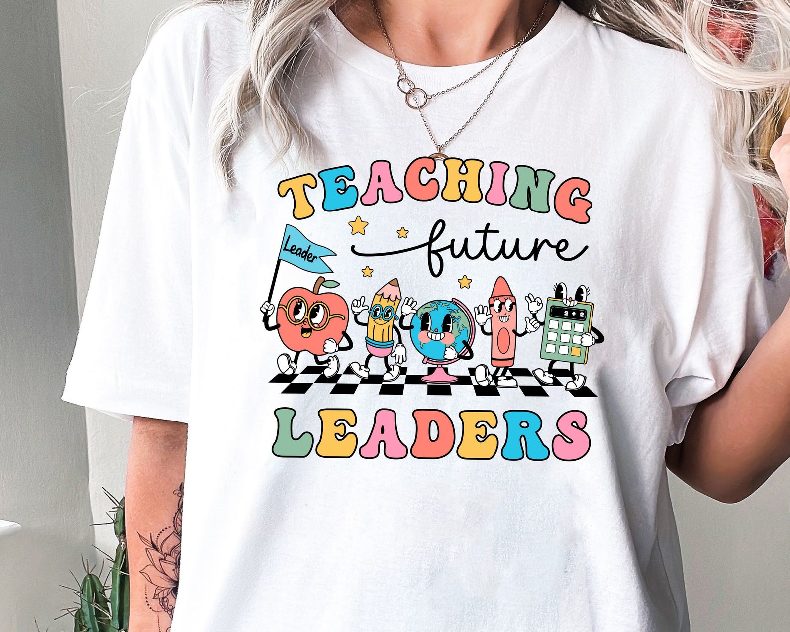 Teacher Shirt, Teaching Future Leaders Shirt, Kindergarten Teacher ...