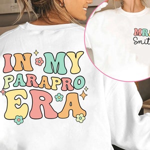 Paraprofessional Shirt, in My Parapro Era Shirt, Cool Para Club, Para ...