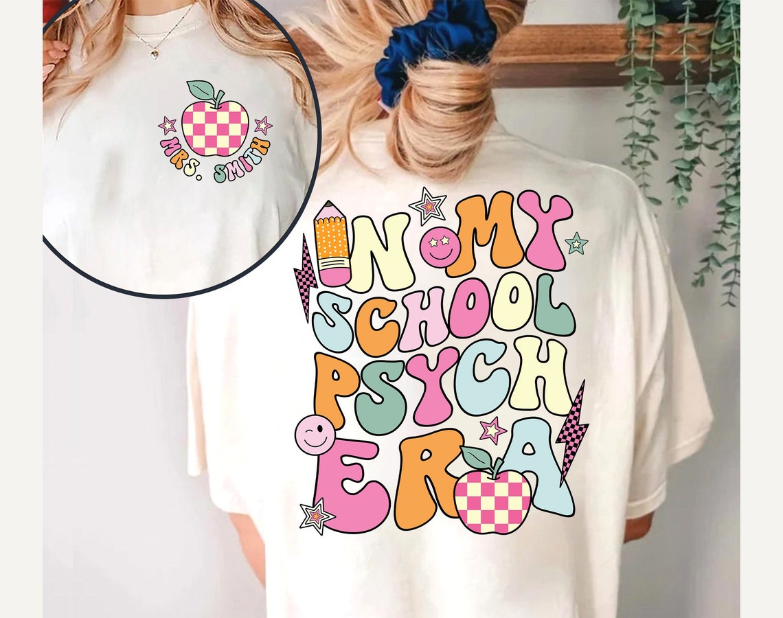School Psychologist Shirt, Custom School Psychologist Shirt, School ...
