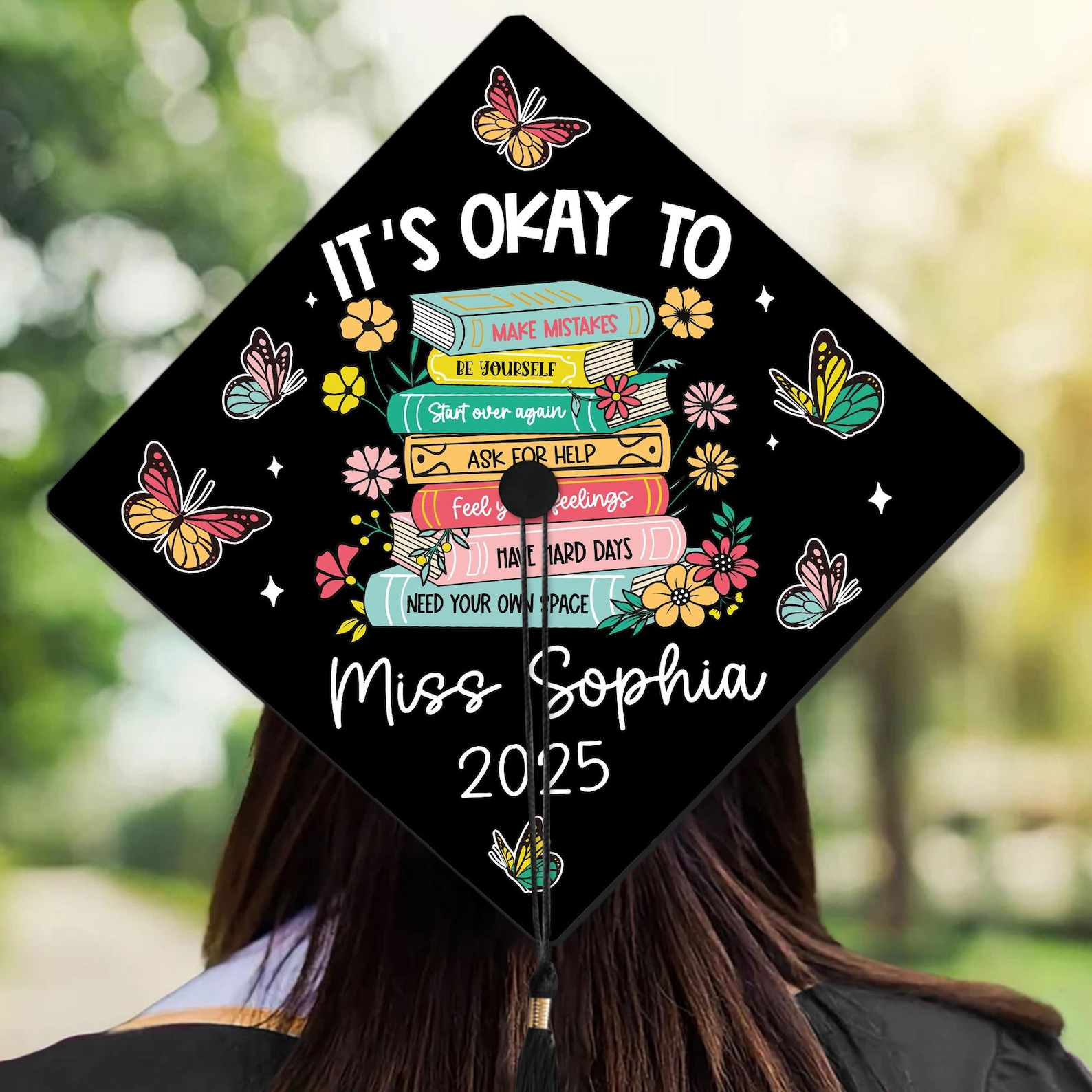 Custom Graduation Cap Topper, Teacher Graduation Cap, Graduation Gift ...