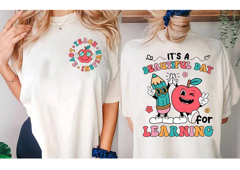 Teacher Shirt It's A Beautiful Day for Learning Shirt - Etsy