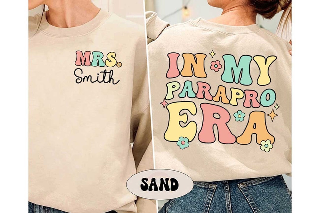 Paraprofessional Shirt, in My Parapro Era Shirt, Cool Para Club, Para ...
