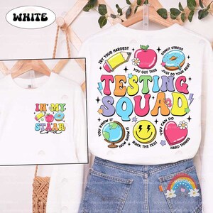 Teacher Test Day Shirt, Teacher Testing Squad Shirt, Teacher Team ...