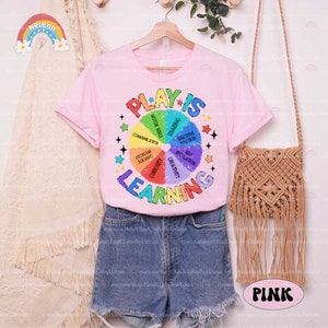 Teacher Shirt, Play is Learning Teacher Tshirt, Teacher Life, Back to ...