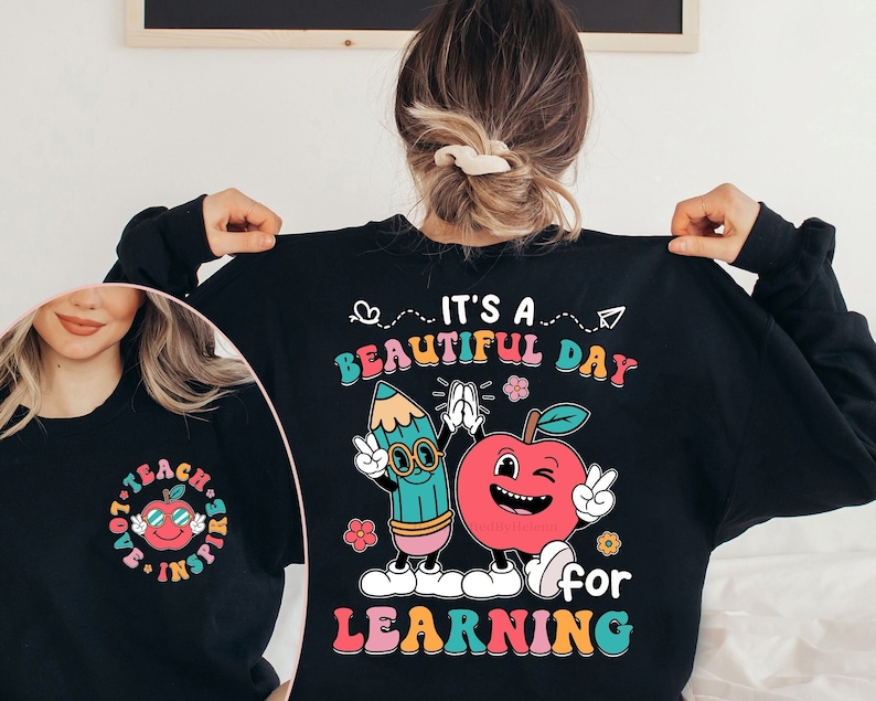 Teacher Shirt It's A Beautiful Day for Learning Shirt - Etsy