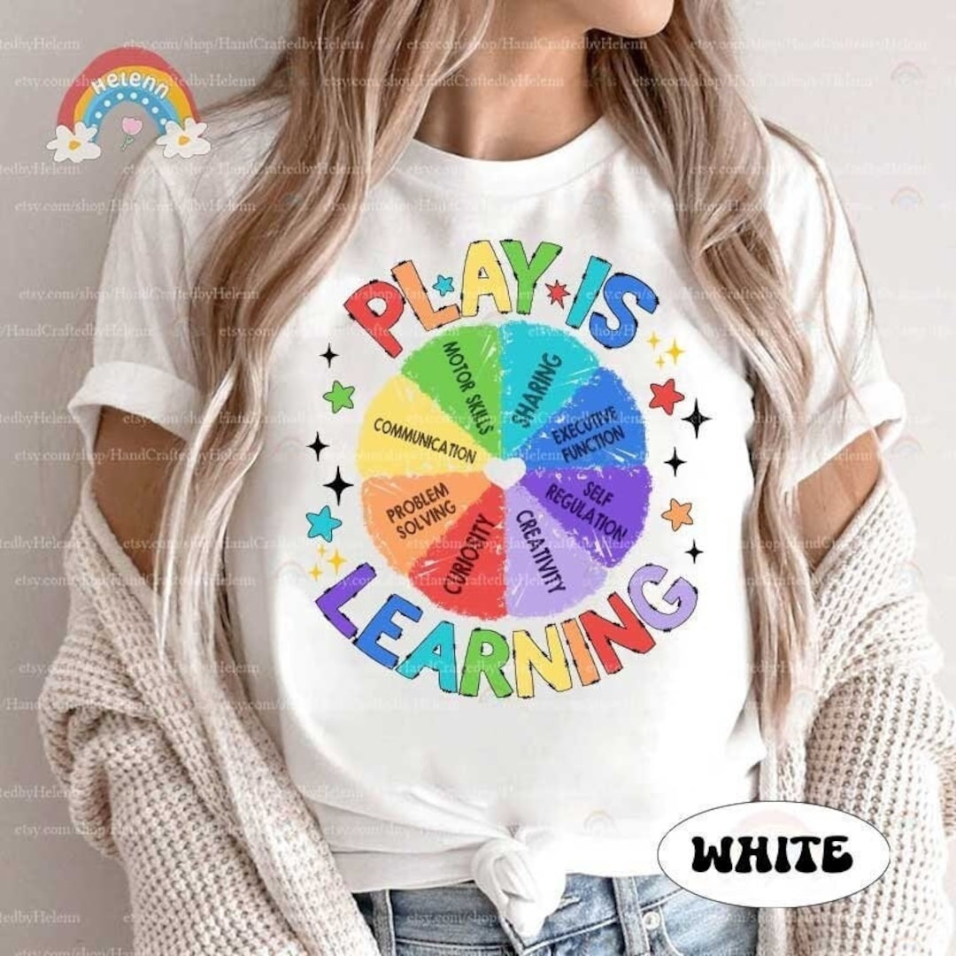 Teacher Shirt, Play is Learning Teacher Tshirt, Teacher Life, Back to ...