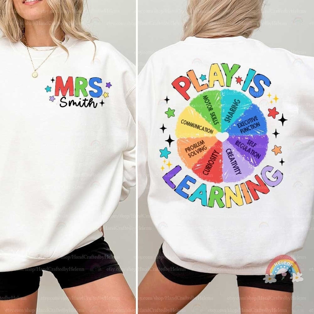 Teacher Shirt, Play is Learning Teacher Shirt, Cute Teacher Life Shirt ...