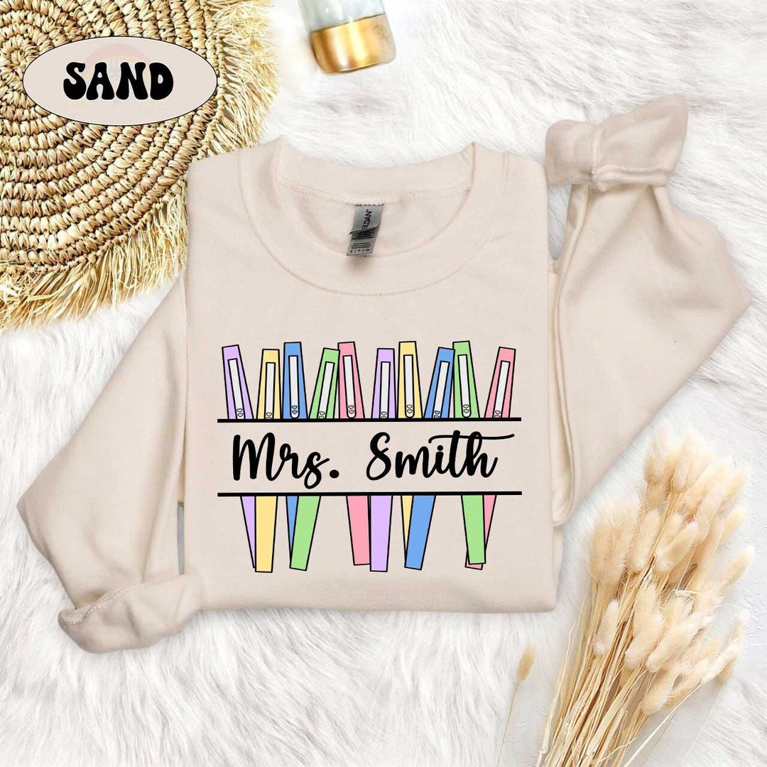 Personalized Teacher Shirt, Custom Teacher Name Shirt, Gift for Teacher ...