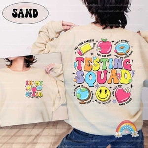 Teacher Test Day Shirt, Teacher Testing Squad Shirt, Teacher Team ...
