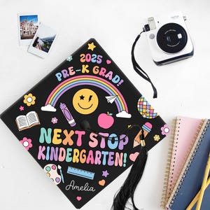 Personalized Kindergarten Graduation Cap Topper, Kindergarten Grad Next ...
