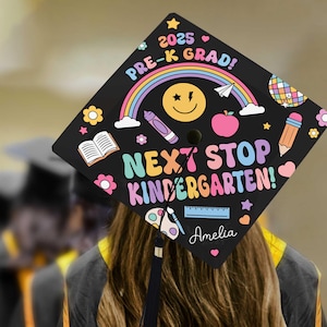 Personalized Kindergarten Graduation Cap Topper, Kindergarten Grad Next ...