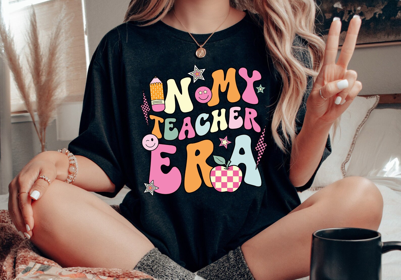Teacher Shirt in My Cool Teacher Era Custom Teacher Name - Etsy