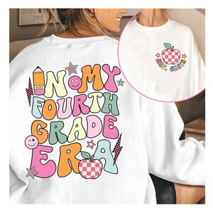 Teacher Shirt, Fourth Grade Teacher Shirt, Cute Fourth Grade Era Shirt ...