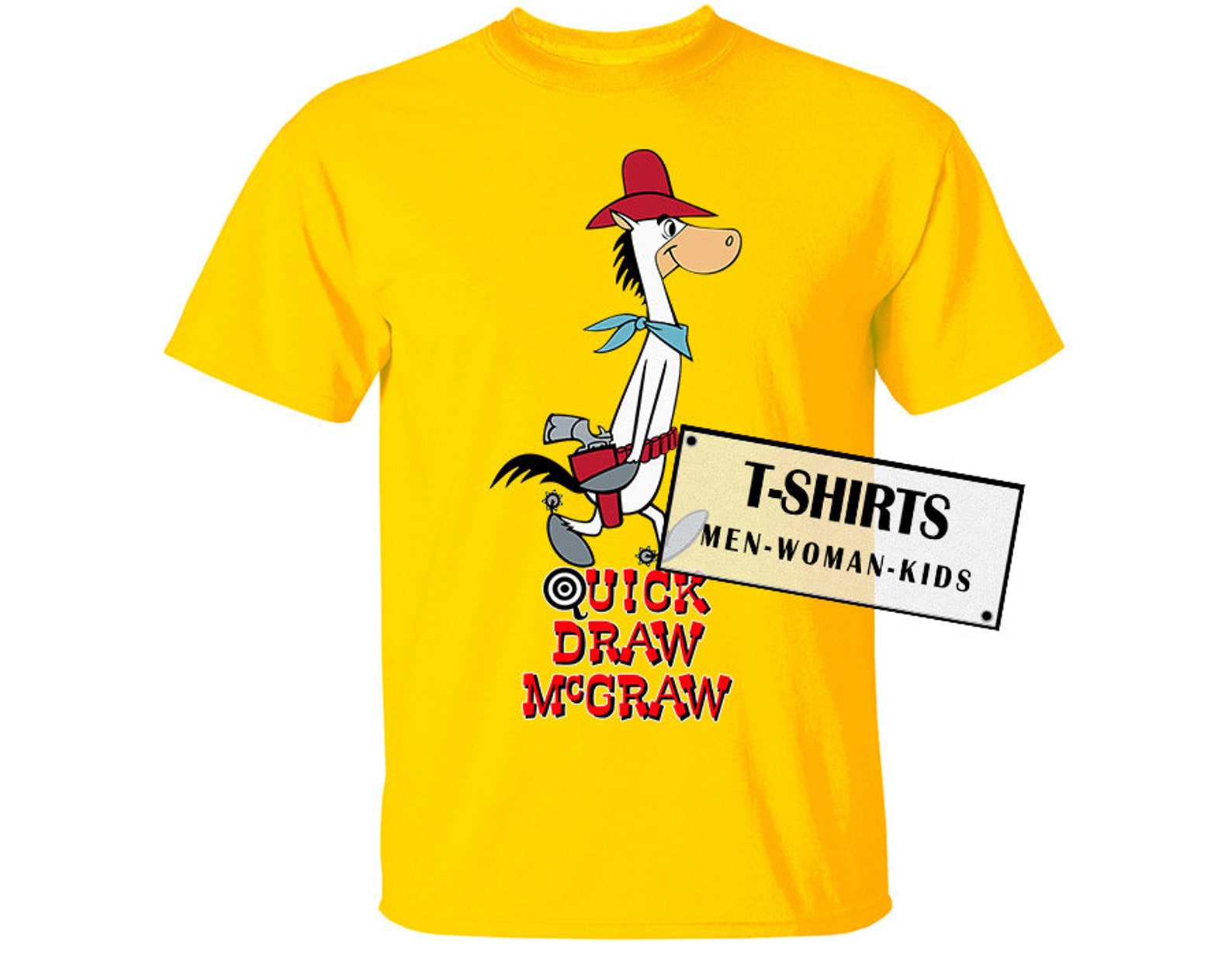 Quick Draw McGraw V1 Men T Shirt All sizes S M L XL 2XL 3XL | Etsy