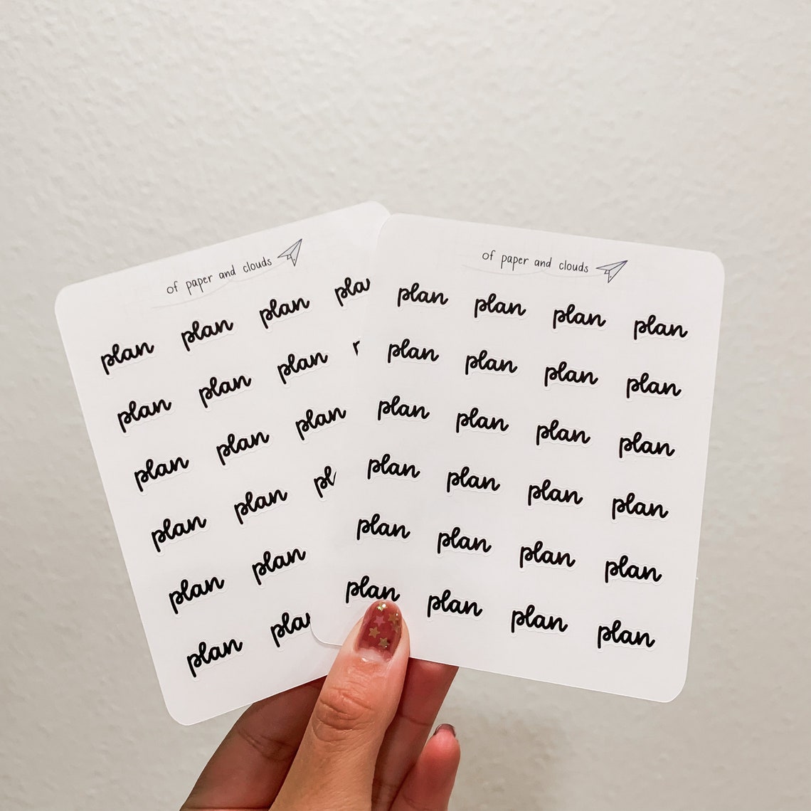 Plan Script Hand Written and Hand Lettered Planning and - Etsy