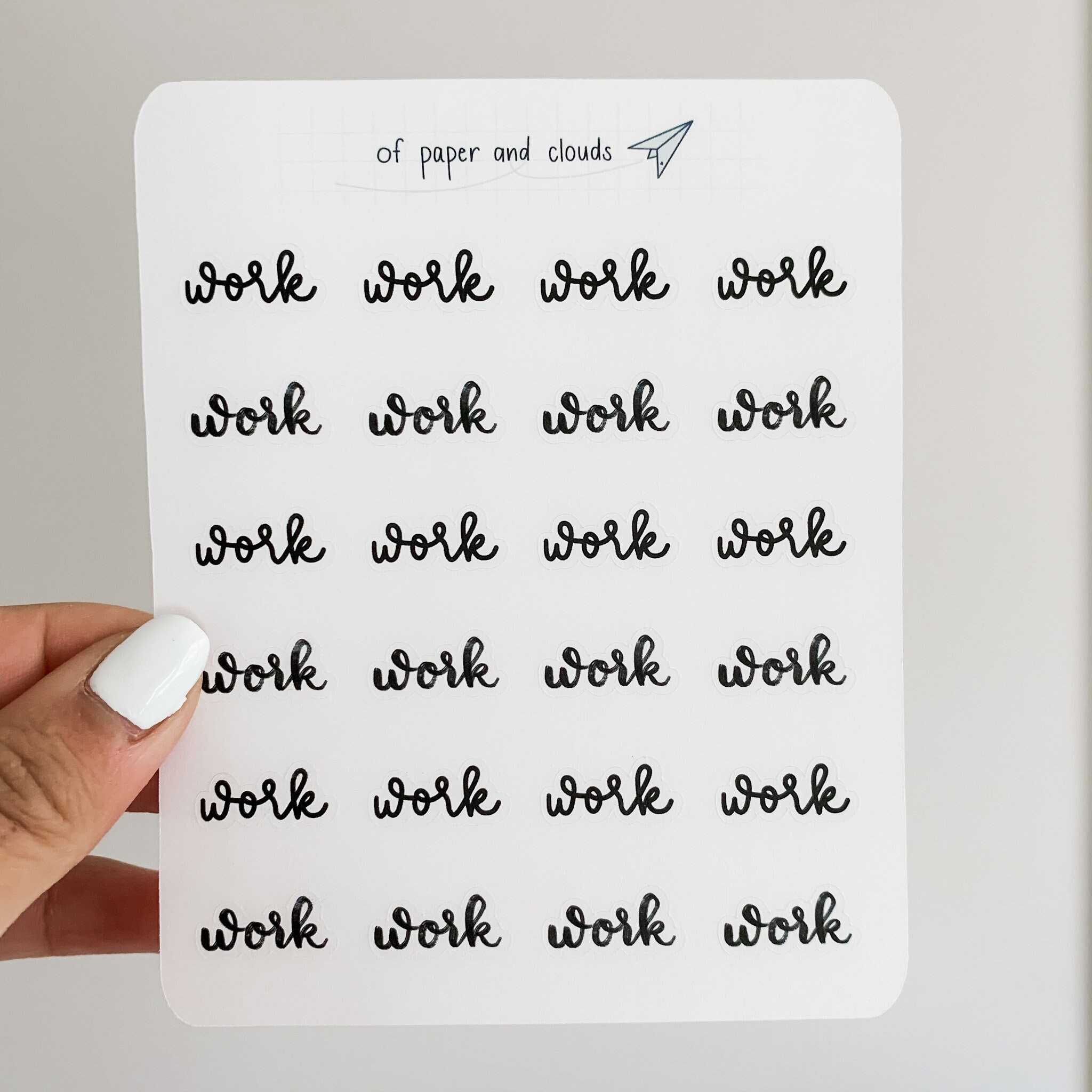 Work Script Hand Lettered and Handwritten Work Script - Etsy