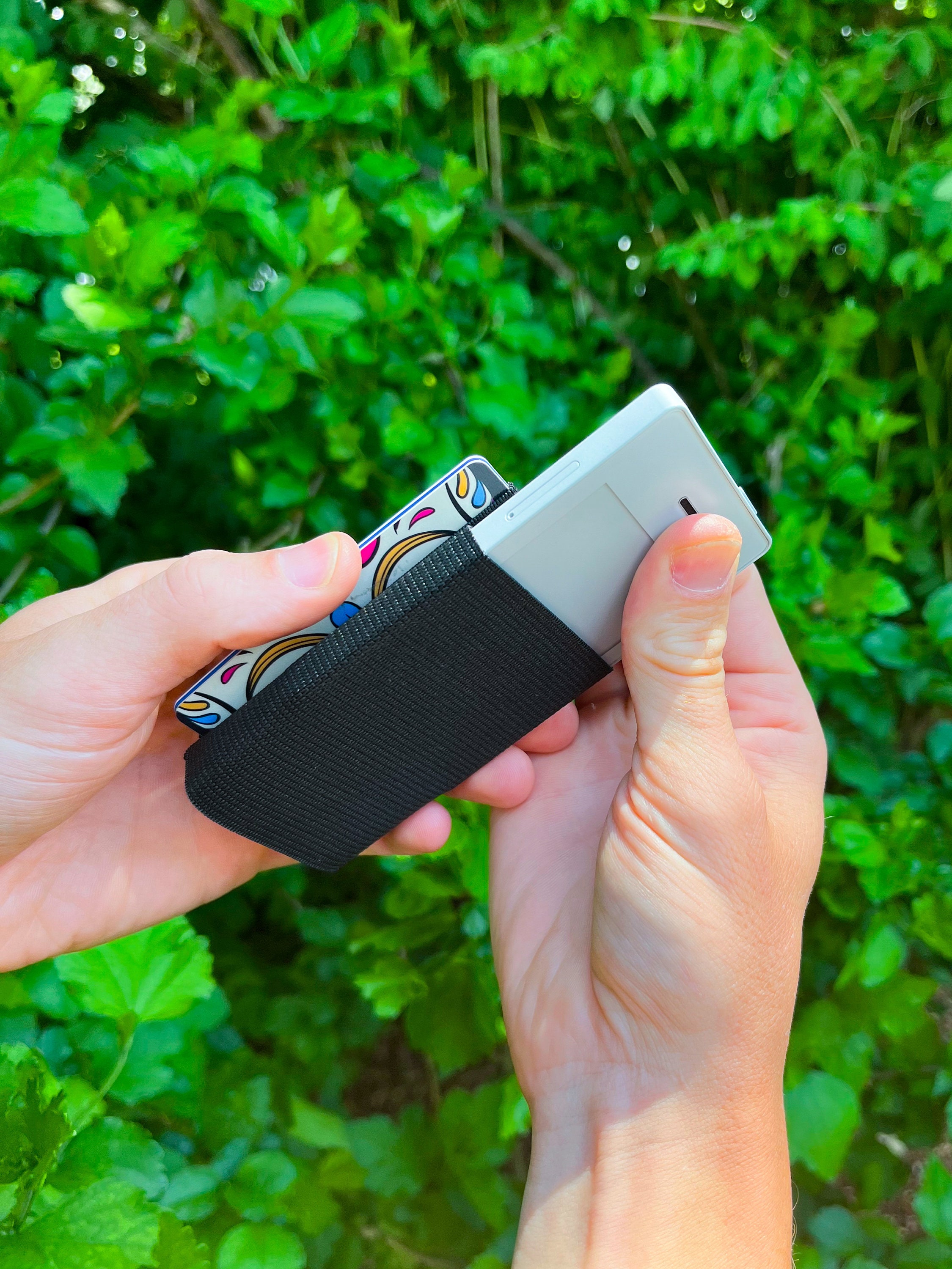 Light Phone 2 Case Sleeve Style Case With Elastic Wallet - Etsy