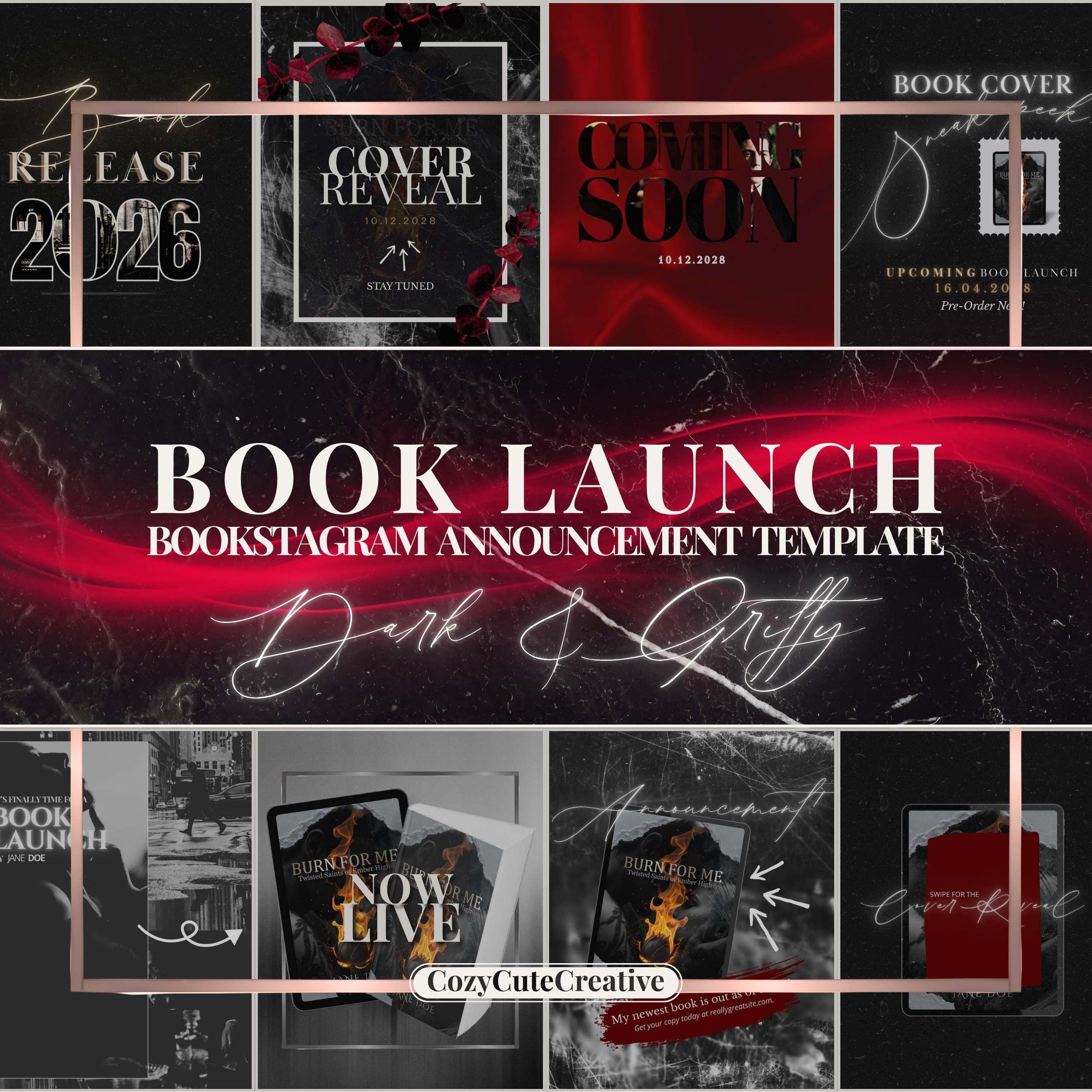 Dark Mafia Romance Book Launch Kit – Instagram Post Template - Etsy