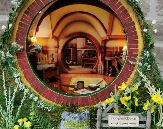 Hobbit House, Built Into an Old English 1930s Clock Case. Book Nook ...