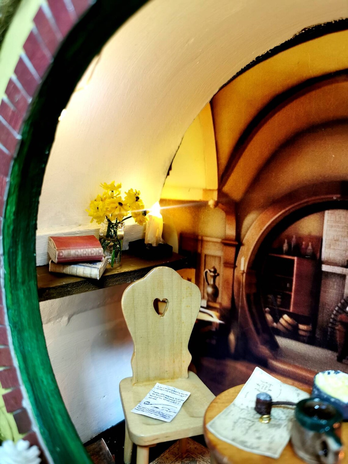 Hobbit House Built Into an Old English 1930s Clock Case. Book | Etsy