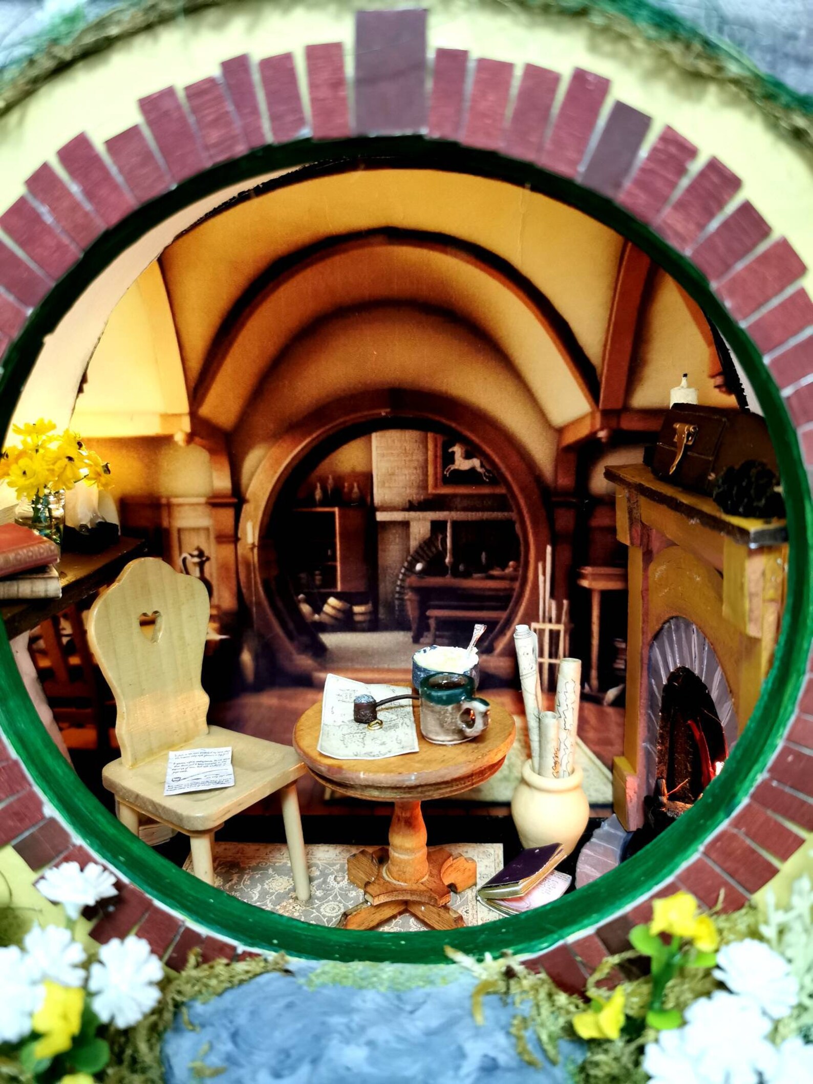 Hobbit House Built Into an Old English 1930s Clock Case. Book | Etsy