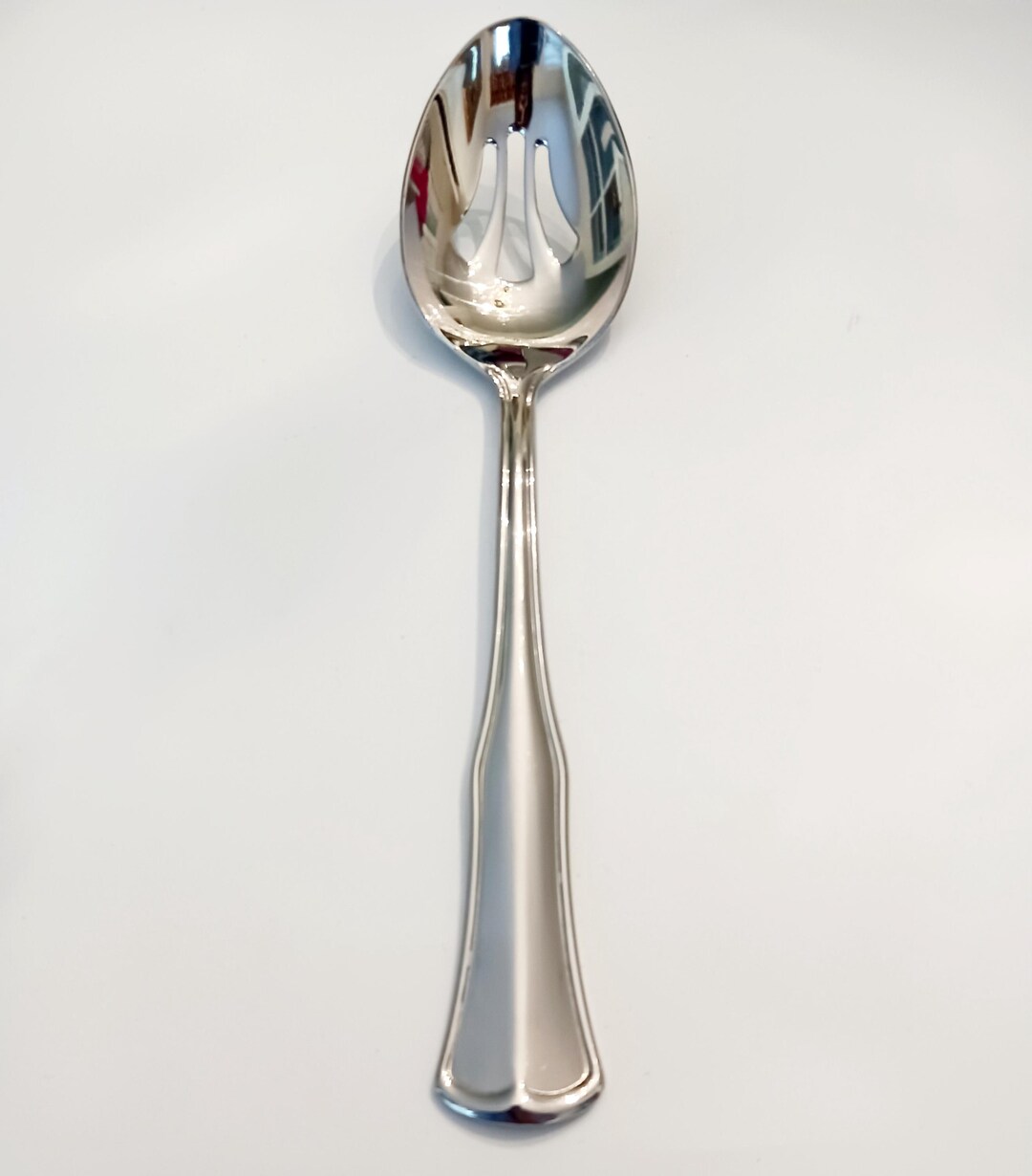 Waterford NORMANDY Stainless 18/10 Pierced Serving Spoon~china~see Full ...