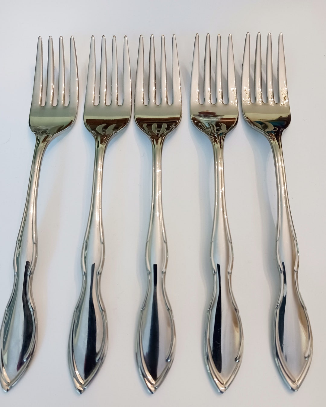 5~gorham Stegor CHANSON Stainless Salad Forks~usa~see Full Description ...