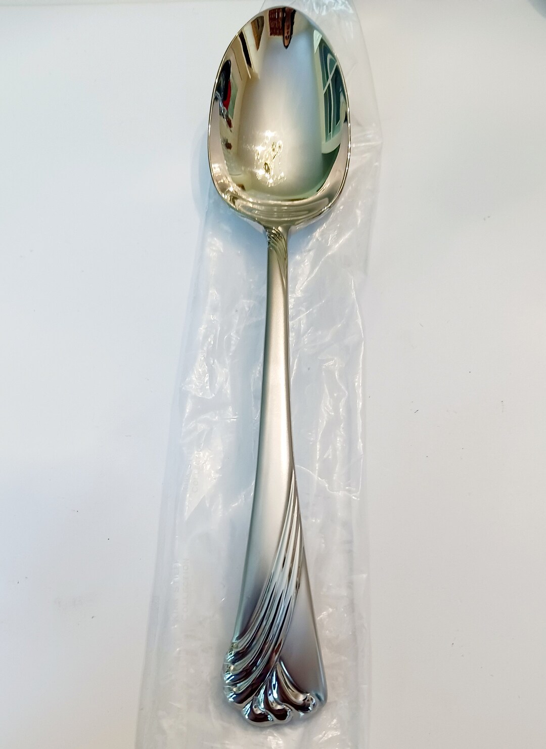 NEW Lenox KELLY FROSTED Stainless 18/8 Serving Spoon~korea~see Full ...