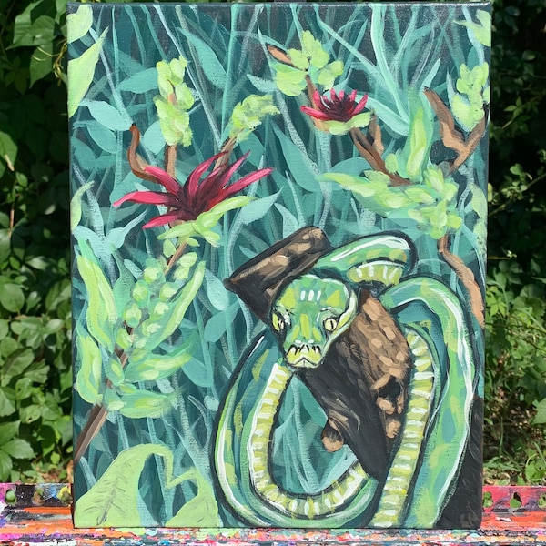 Snake Painting - Etsy