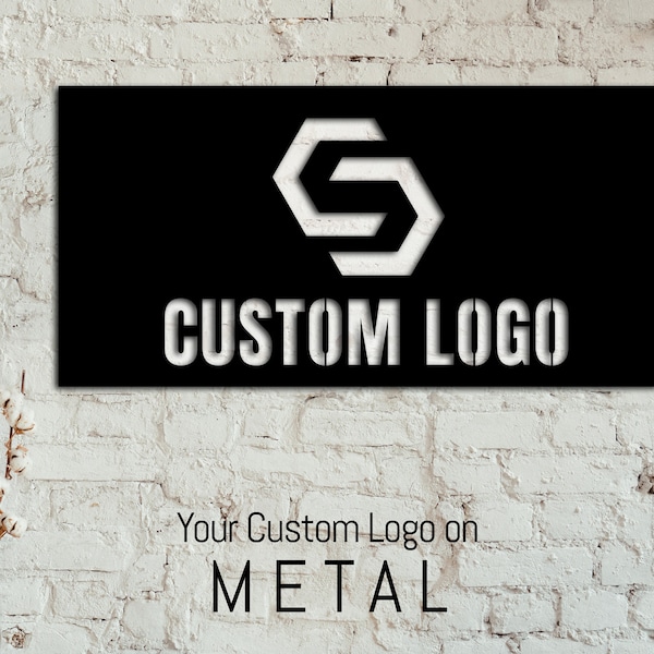 Metal Logo Sign - Etsy