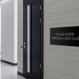 Custom Metal Sign , CUT-OUT Custom Text (or Logo) From a Solid Metal ...