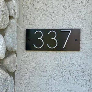 Vertical House Number Sign | Horizontal House Number Sign | Floating ...