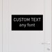 Custom Metal Sign , CUT-OUT Custom Text or Logo From a Solid Metal ...