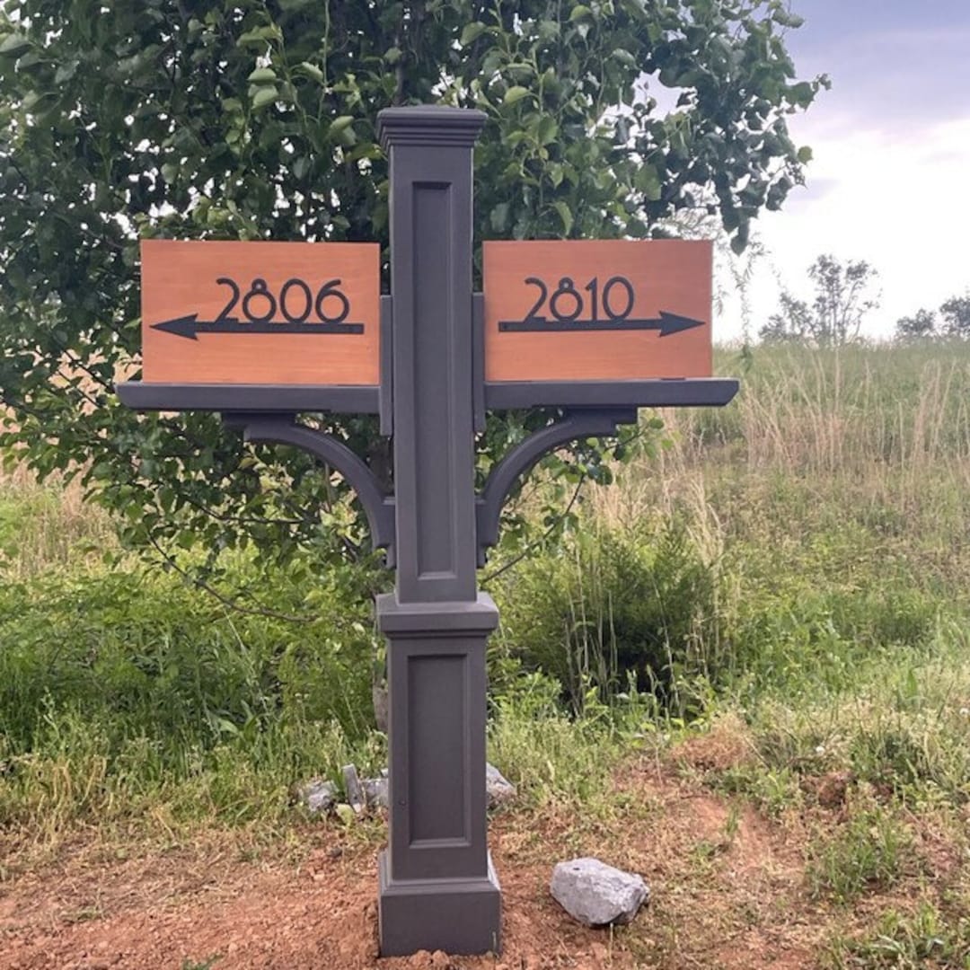 Custom Sign | Arrow Signs for Directions | Address Plaque Arrow | Metal ...