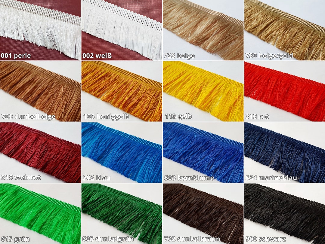 2 M Fringe Border Wide 6 Cm Fringe Fringe Ribbon Decorative - Etsy