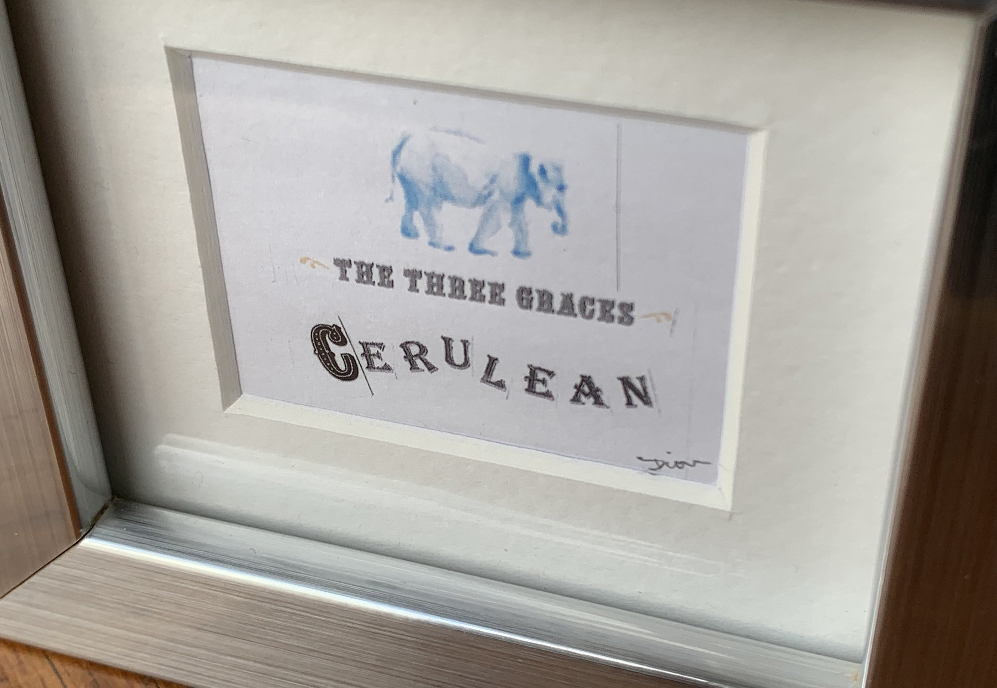 Elegant Elephant Cerulean 3 Graces Silver New Baby Gift. - Etsy