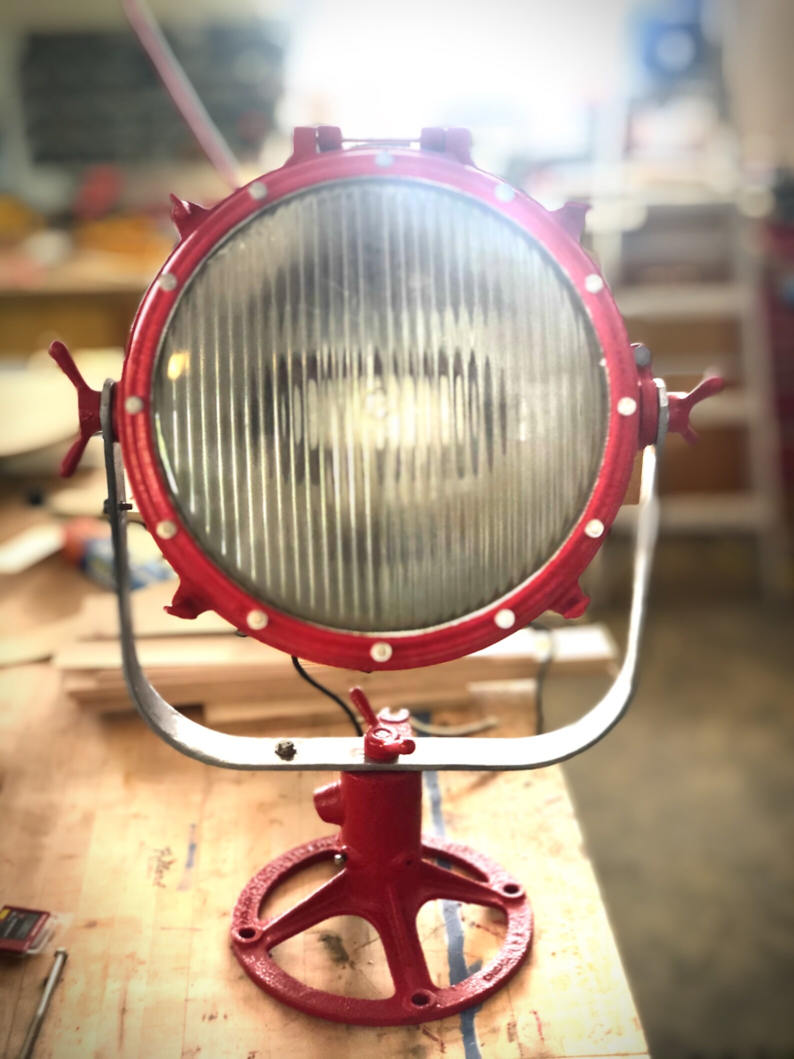 Pyle National Fire Boat Ship Flood Light | Restored and Rewired for ...