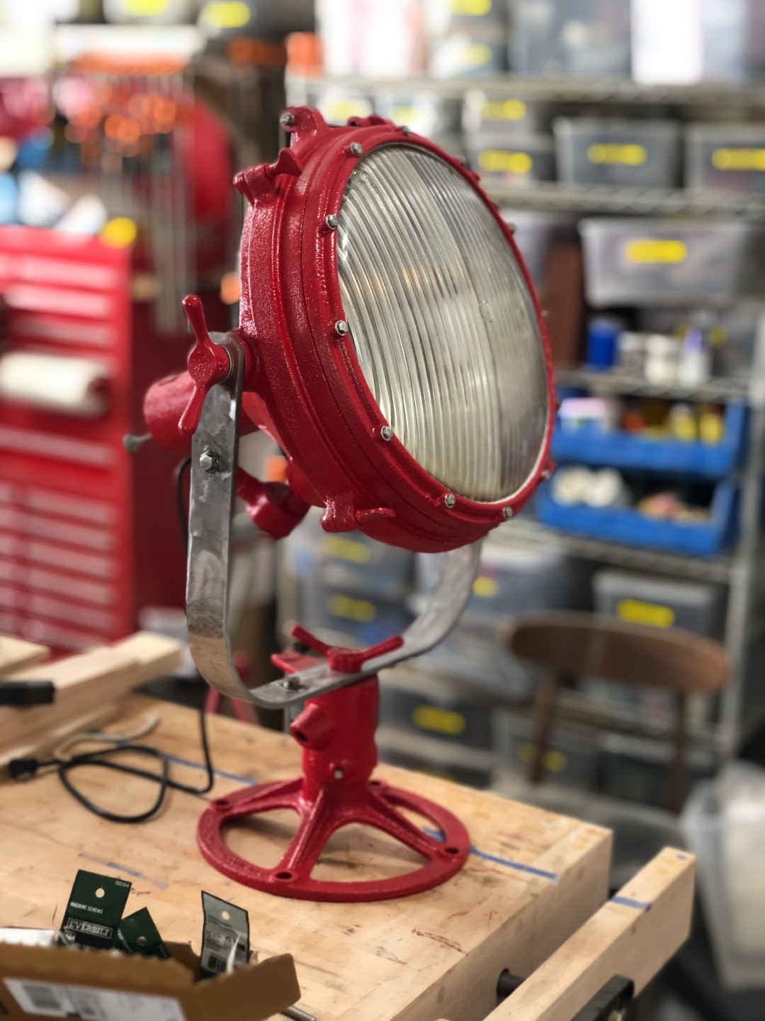 Pyle National Fire Boat Ship Flood Light | Restored and Rewired for ...