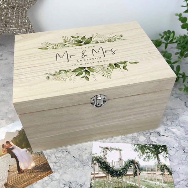 Wedding Wooden Boxes - Etsy