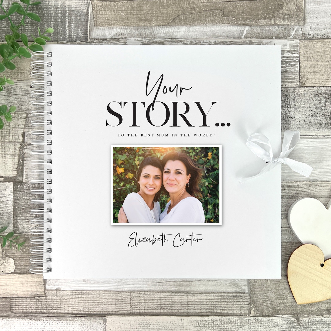 Personalised 'your / Our Story' Memory Book | Personalised Scrapbook ...