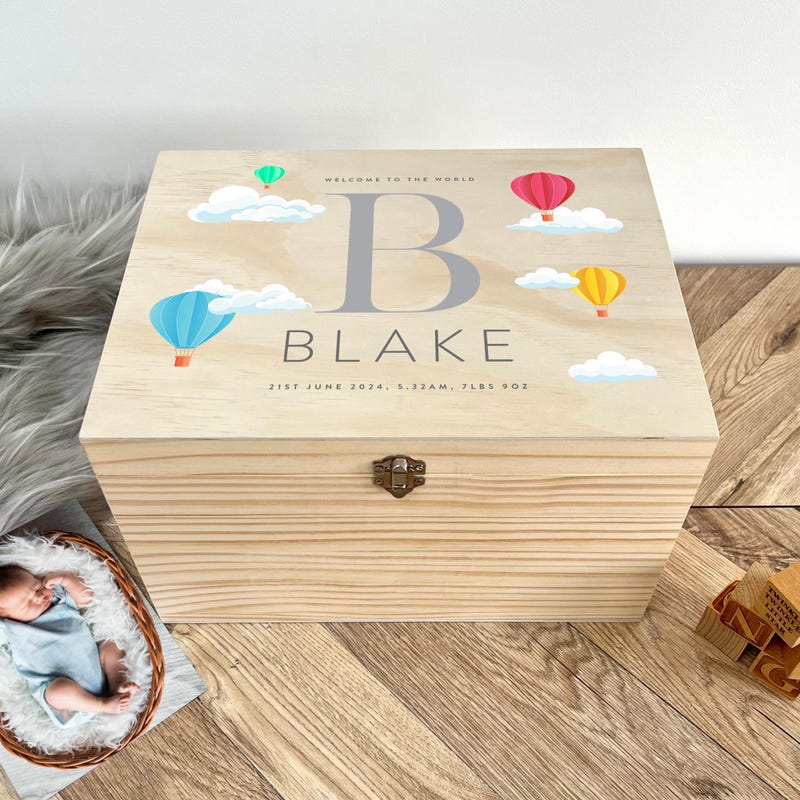 Baby Keepsake Box - Etsy