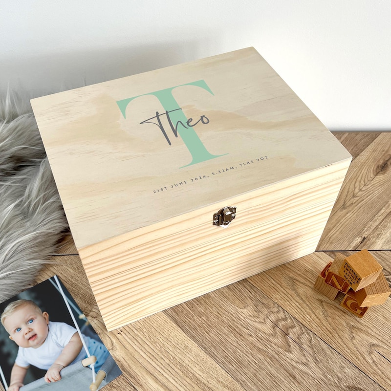 Baby Keepsake Box - Etsy