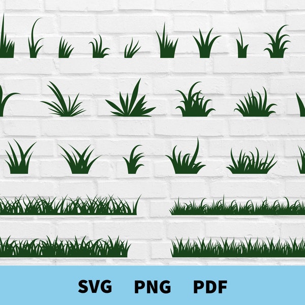 Grass Svg - Etsy