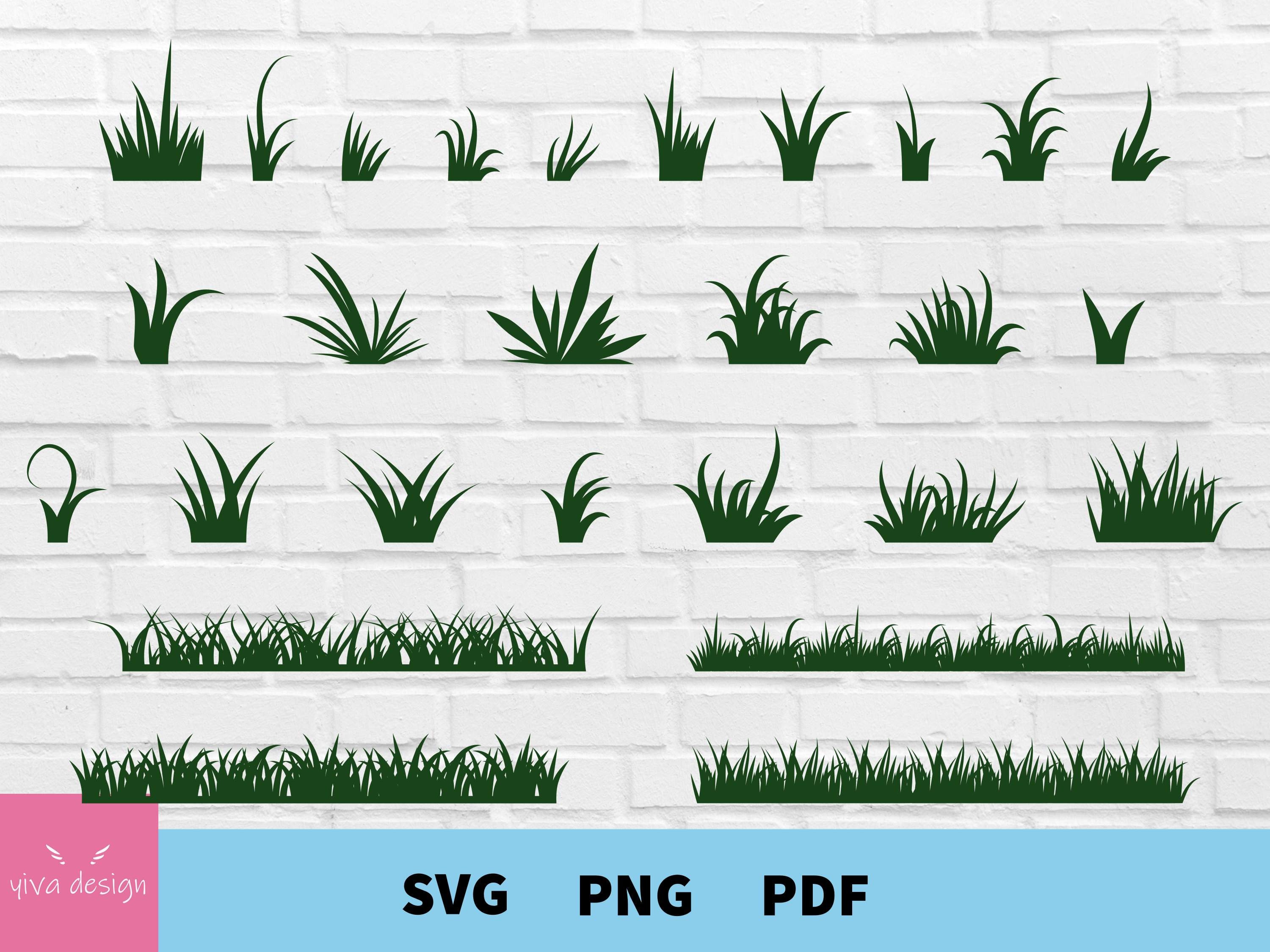 Grass Svg Bundle Grass Svg Grass Cut File for Cricut - Etsy Israel