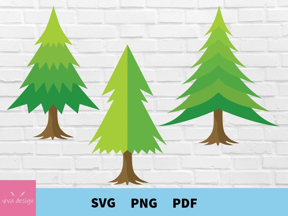 Christmas Tree Svg Pine Tree Svg Christmas Tree Svg Bundle - Etsy